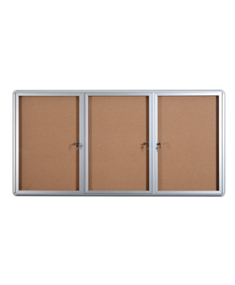 Gallery Cork Lockable Board